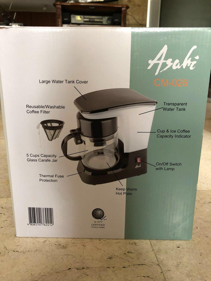 Asahi Coffee Maker, TV & Home Appliances, Kitchen Appliances, Coffee ...
