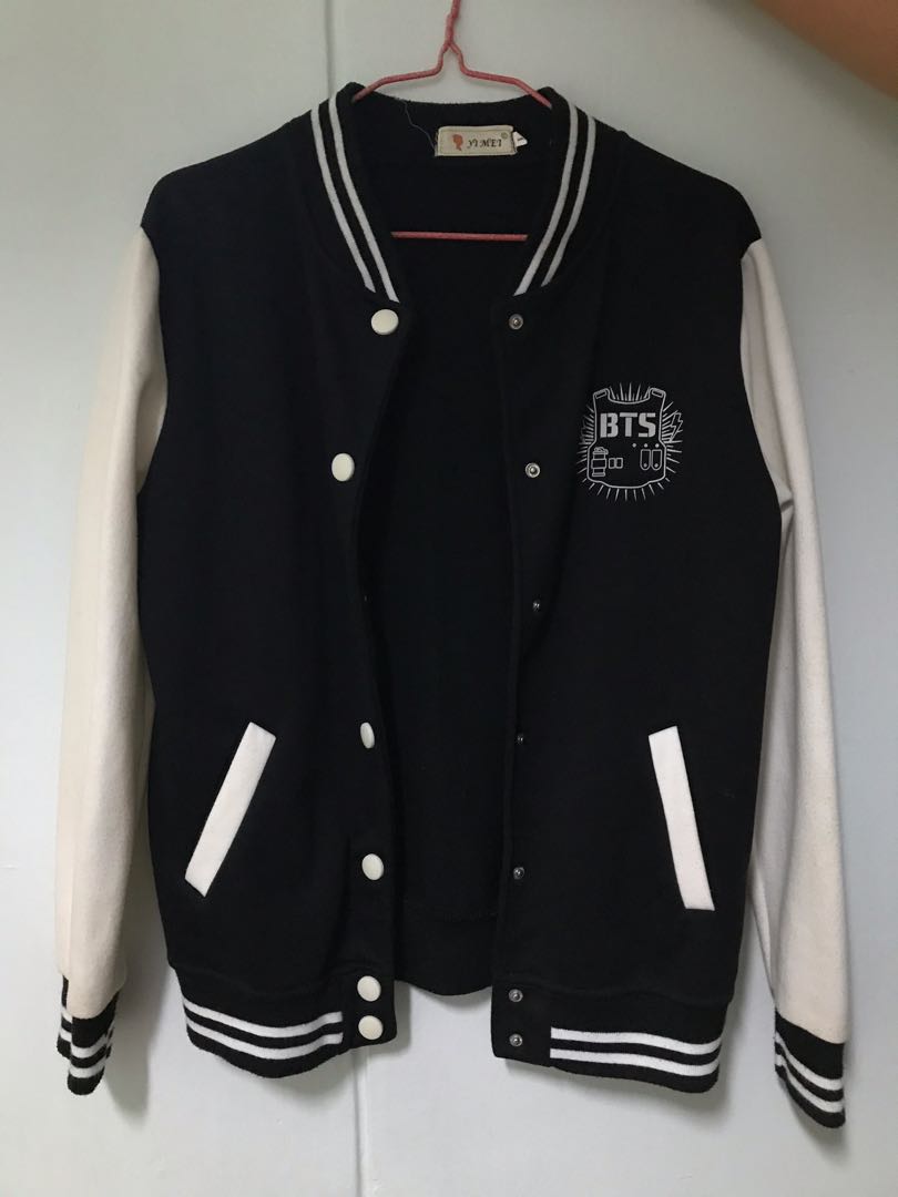 Baseball Varsity Jacket BTS V Kim Taehyung, Hobbies & Toys, Memorabilia ...