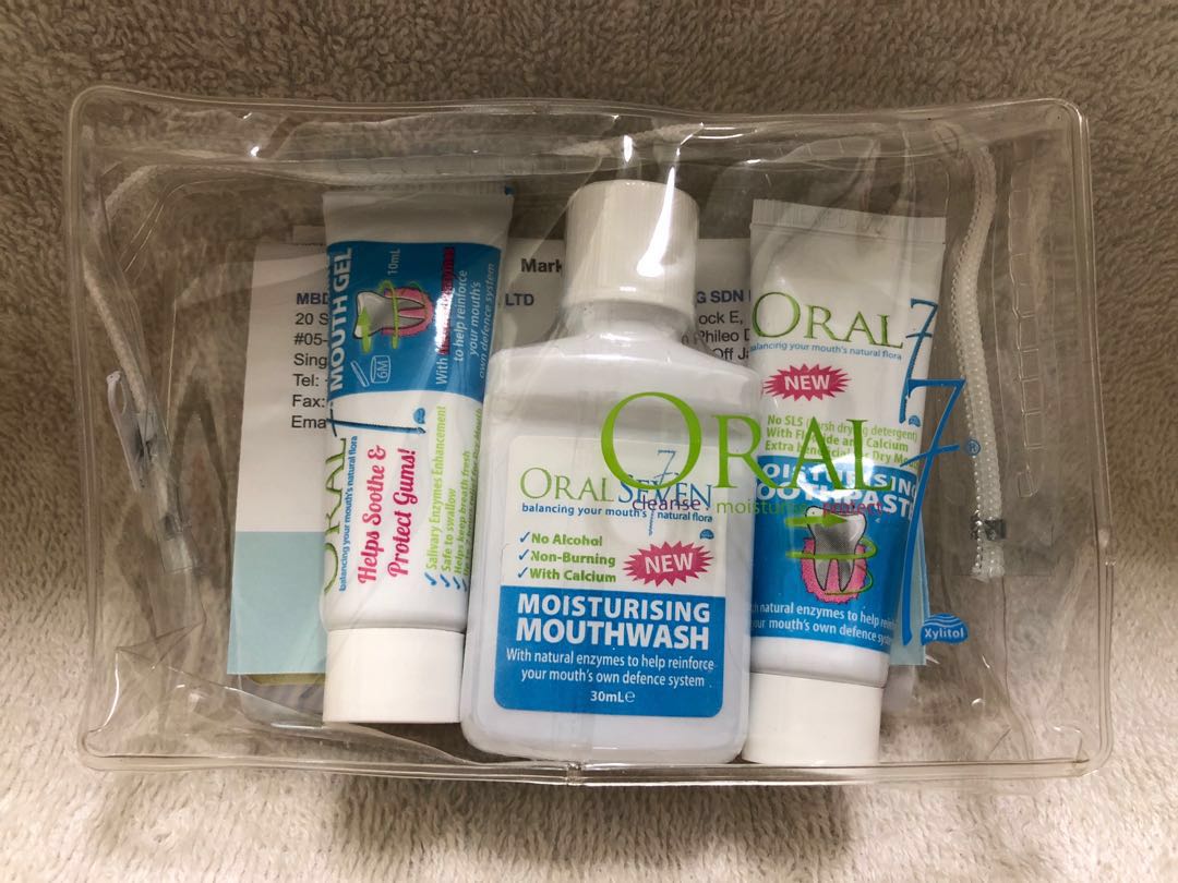 BN Brand New Xylitol Oral Seven 7 Portable Sample Trial Dental Gum Care ...