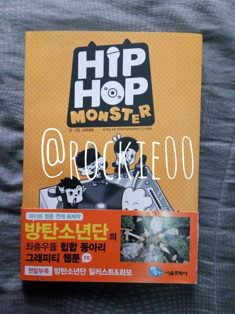 [BTS] Hip Hop Monster Comic, Hobbies & Toys, Collectibles & Memorabilia, K-Wave on Carousell