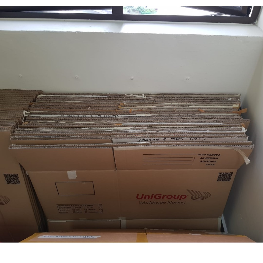 Carton boxes - used once, 53cm x 38cm x 38cm, 9 units, Everything Else ...