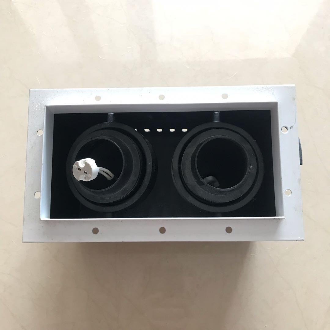 Double recessed ceiling light (concealed), Furniture & Home Living ...