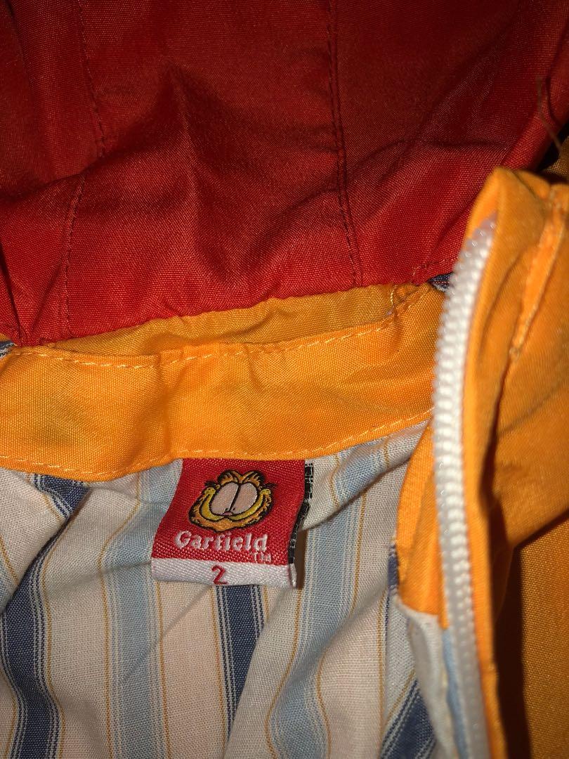 garfield jacket with hood, Babies & Kids, Babies & Kids Fashion on ...
