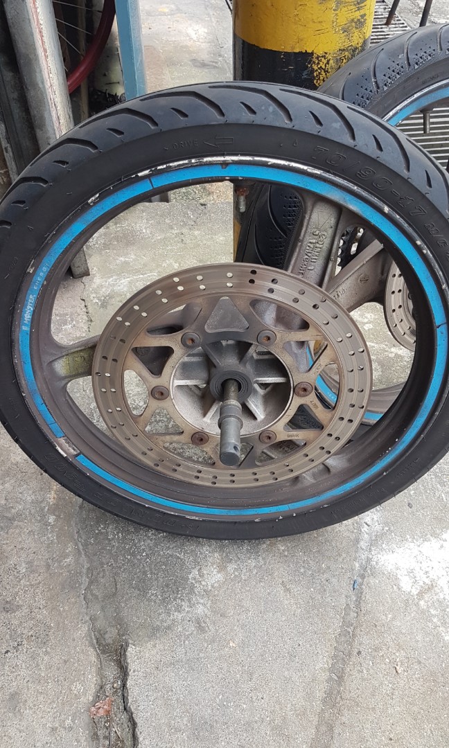Kawasaki Krr Original Rim, Motorcycles, Motorcycle Accessories on Carousell
