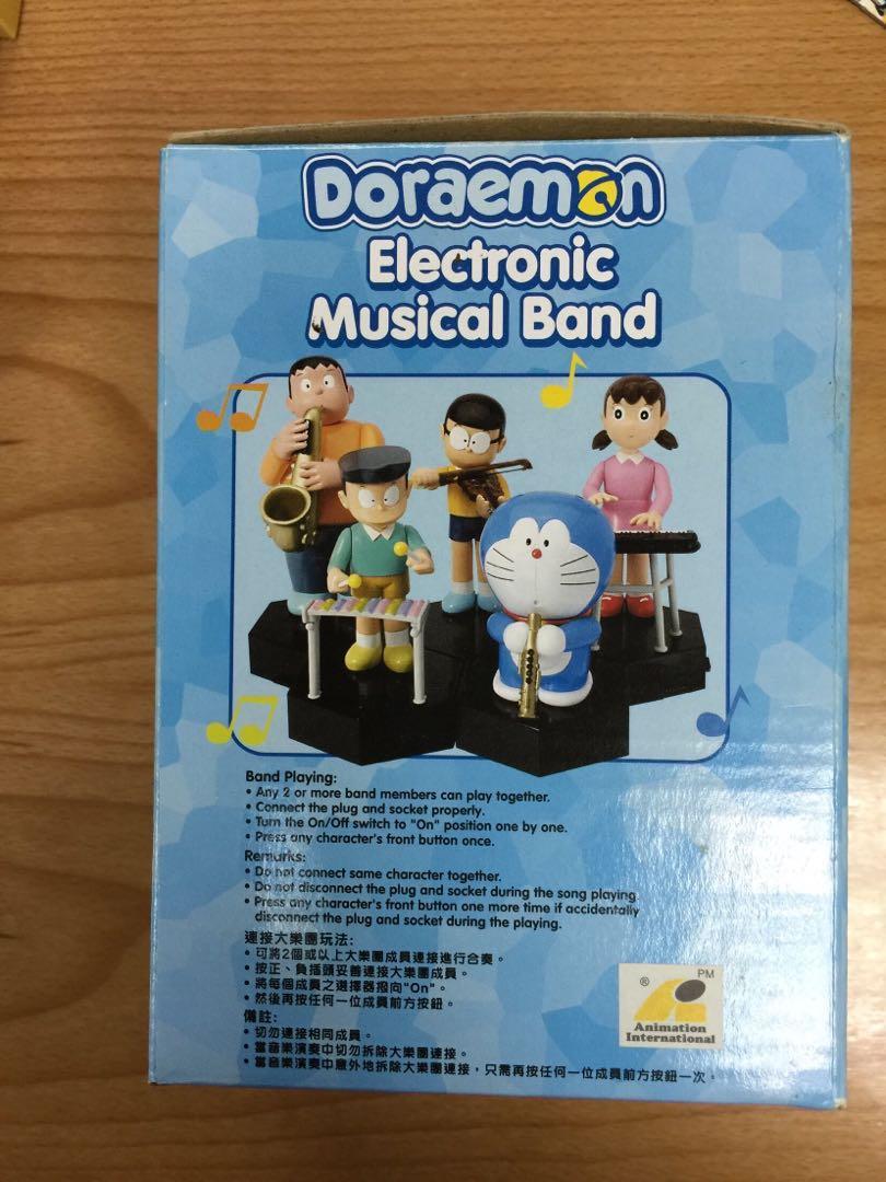 KFC 肯德基 X 叮噹 (Doraemon) (多啦A夢）（ 開心大樂團 全套款5 連舞台 )(大雄 胖虎 小夫 靜香) 藤子·F·不二雄 ...