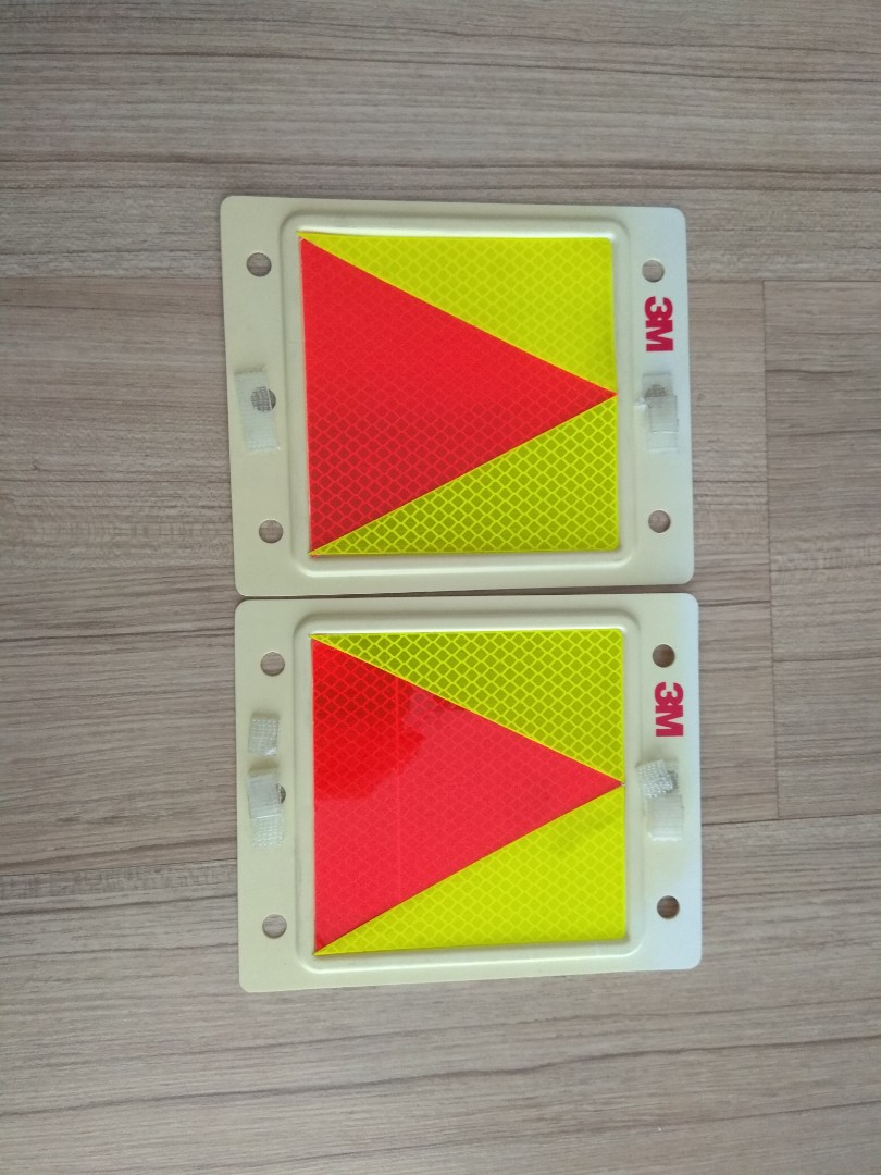 Probation triangle plate, Car Accessories, Accessories on Carousell