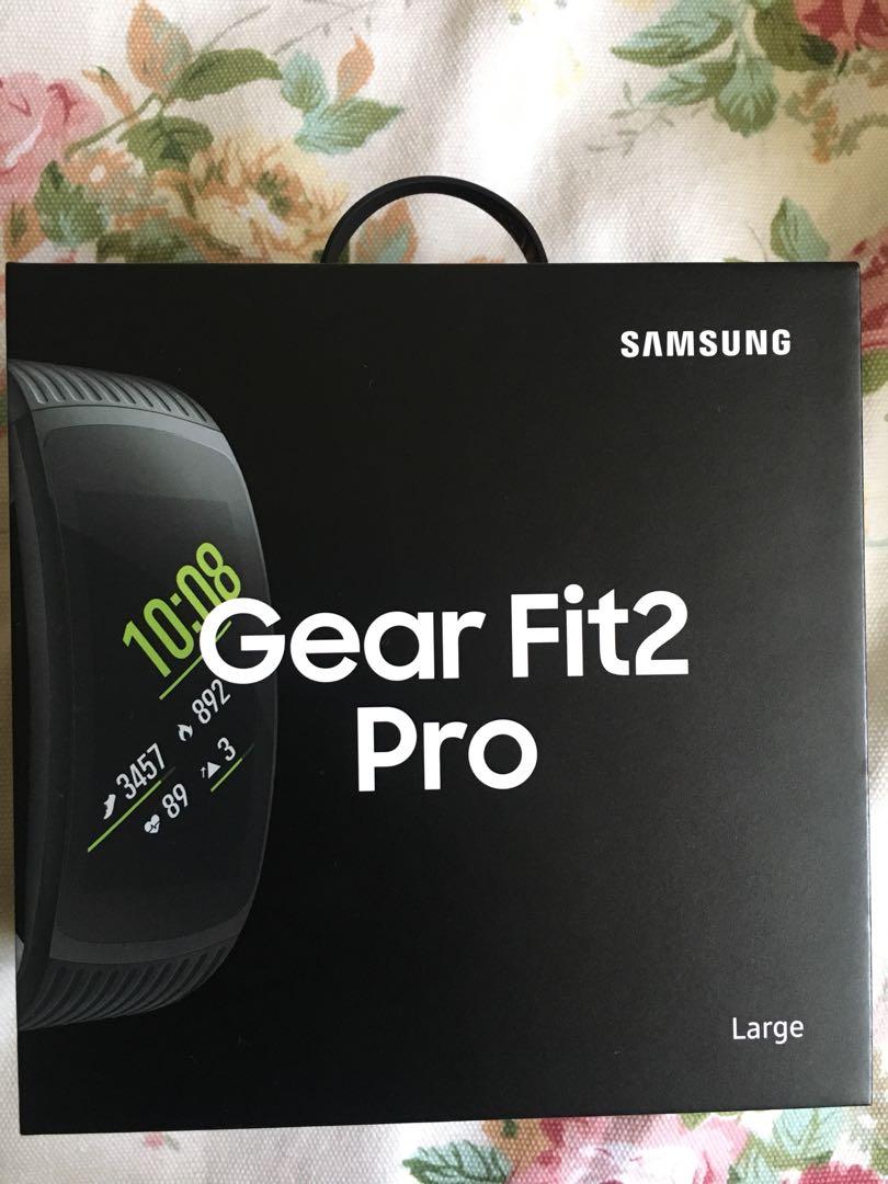 Samsung Gear Fit2 Pro, Mobile Phones & Gadgets, Wearables & Smart ...