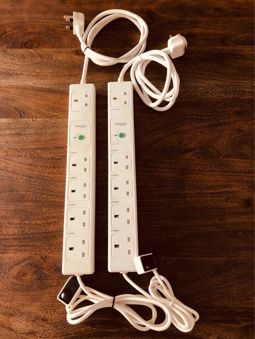 Schneider Electric Power Extension Socket EPB1A4, TV & Home Appliances ...