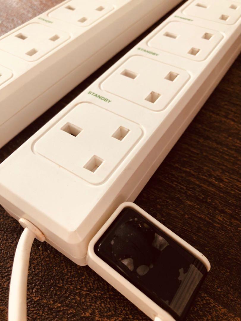 Schneider Electric Power Extension Socket EPB1A4, TV & Home Appliances ...