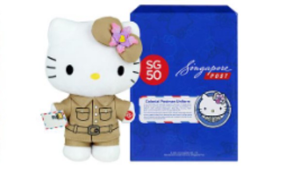 Singapore Post Limited Edition Hello Kitty Postman, Hobbies & Toys ...