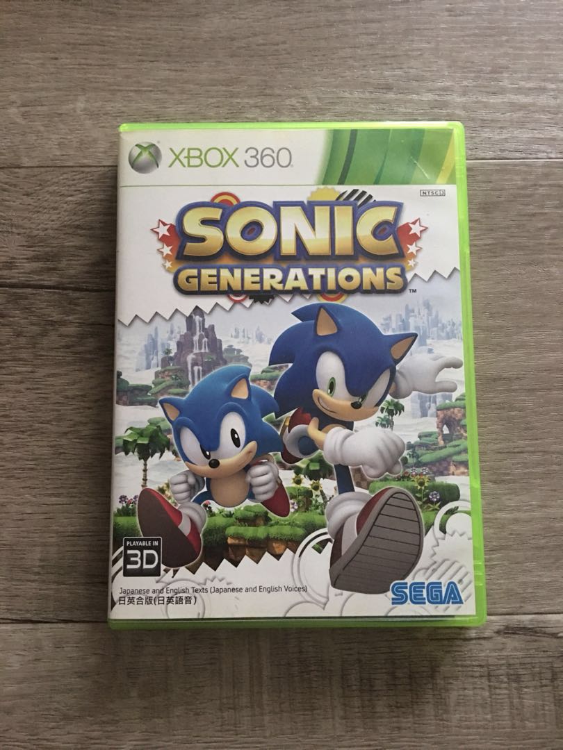 Sonic Generations Xbox 360, Video Gaming, Video Games, Xbox on Carousell