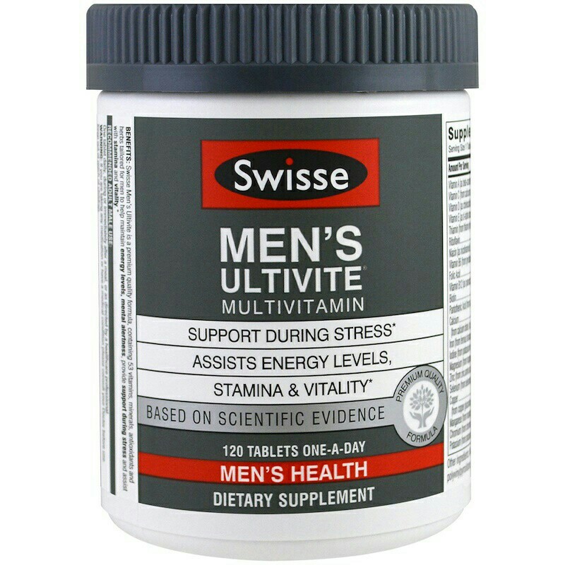 Swisse, Mens Ultivite Multivitamin, 120 Tablets, Beauty & Personal Care, Men's Grooming on Carousell
