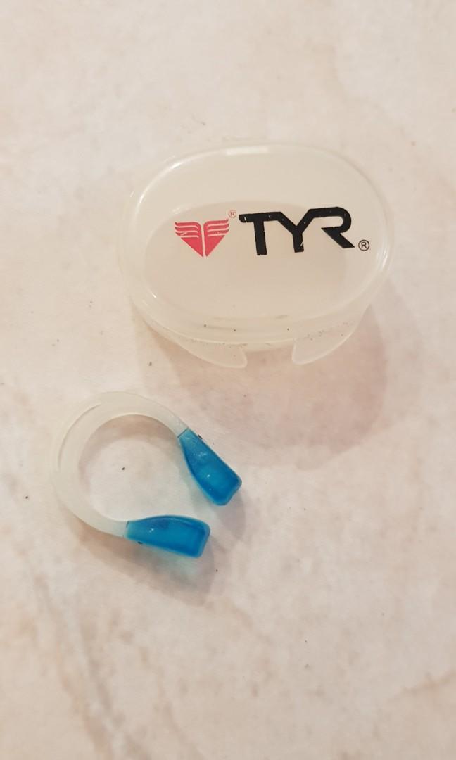 TYR swimming tool Nose Clip, Sports Equipment, Sports & Games, Water ...
