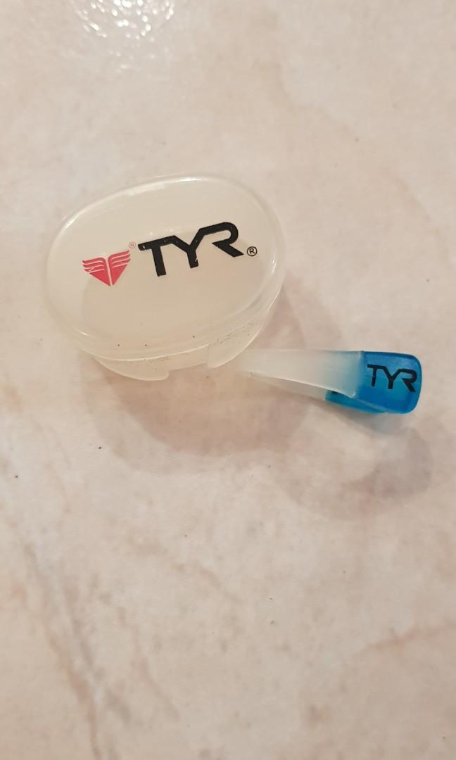 TYR swimming tool Nose Clip, Sports Equipment, Sports & Games, Water ...