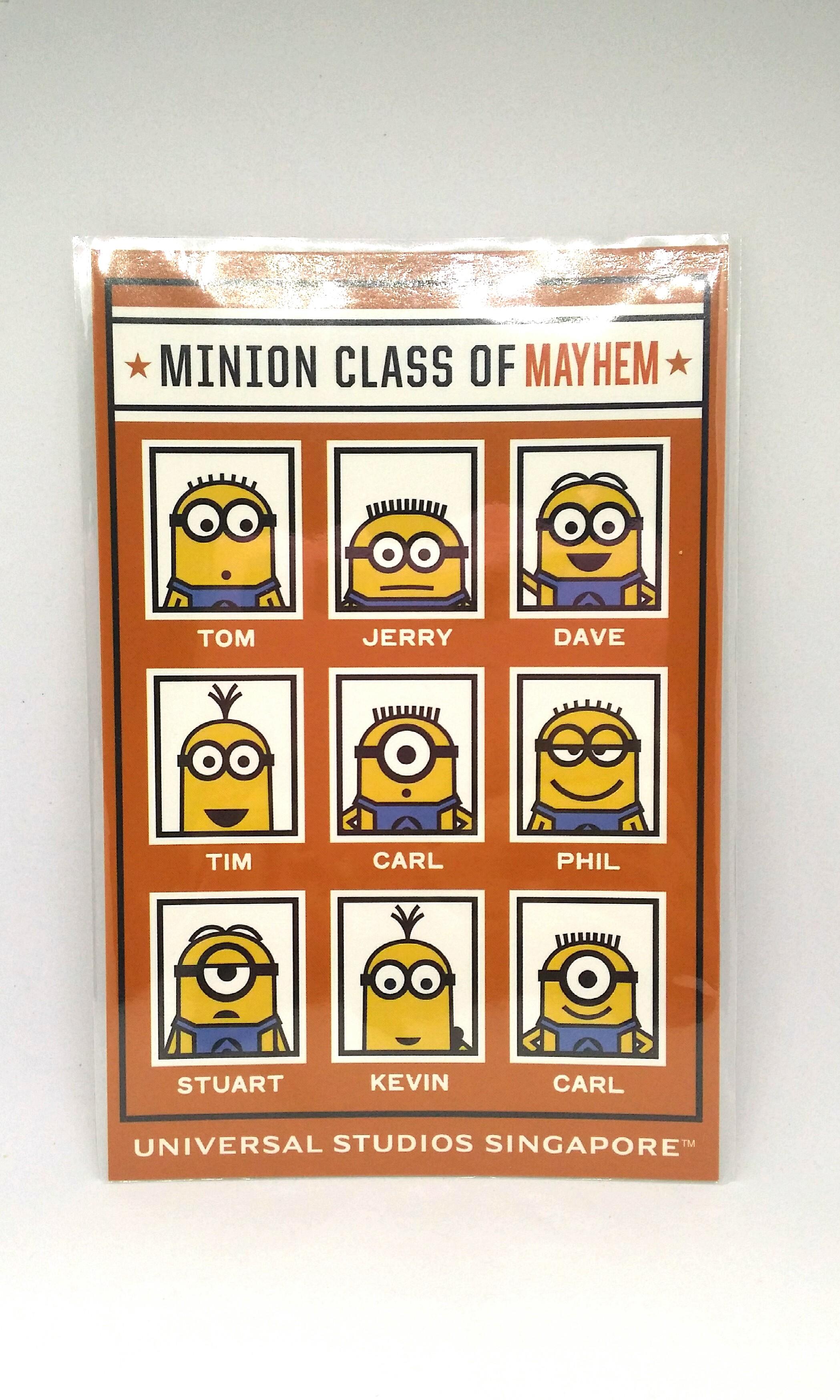 USS Minion and Sesame Street Postcards (4pcs), Everything Else on Carousell