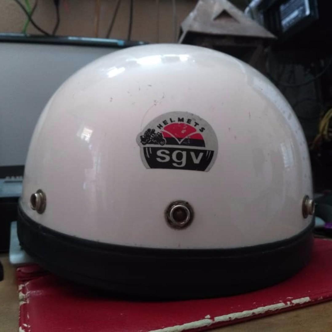 (Sold) Vintage Sgv Rider Steng Helmet, Auto Accessories on Carousell