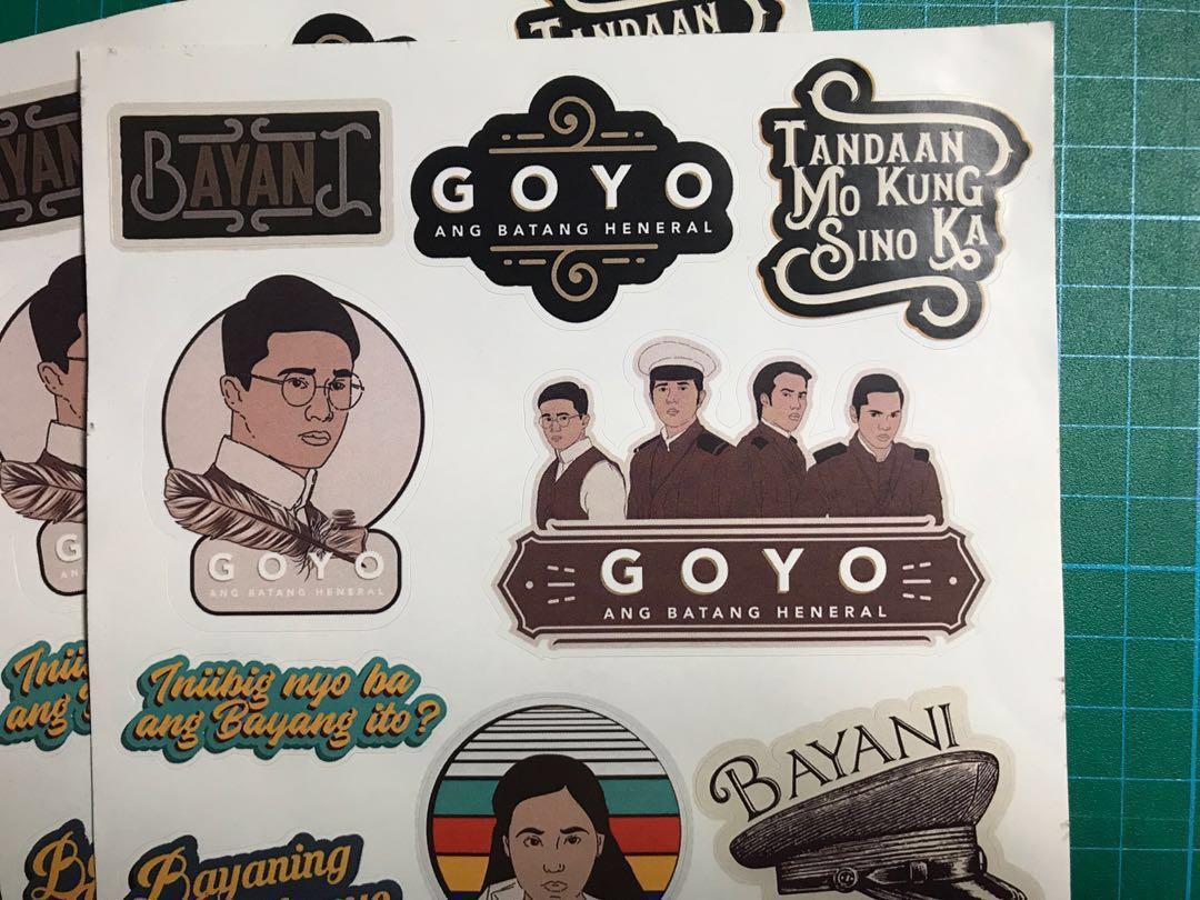 [1 LEFT] Goyo: Ang Batang Heneral Sticker pack, Hobbies & Toys ...