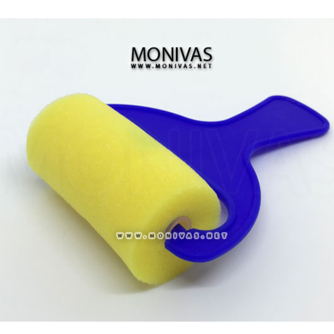 (4pcs) Kids Printmaking Art Sponge Roller / Kindergarten Children Art ...