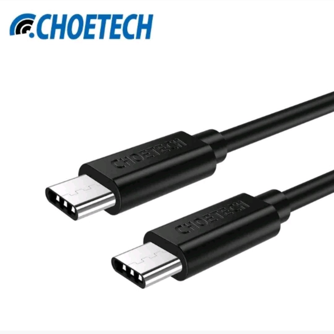 原裝 1米 3.3ft/1m USB Type C M to TypeC C2C Cable Switch PD 充電線, 手提電話, 電話及 ...