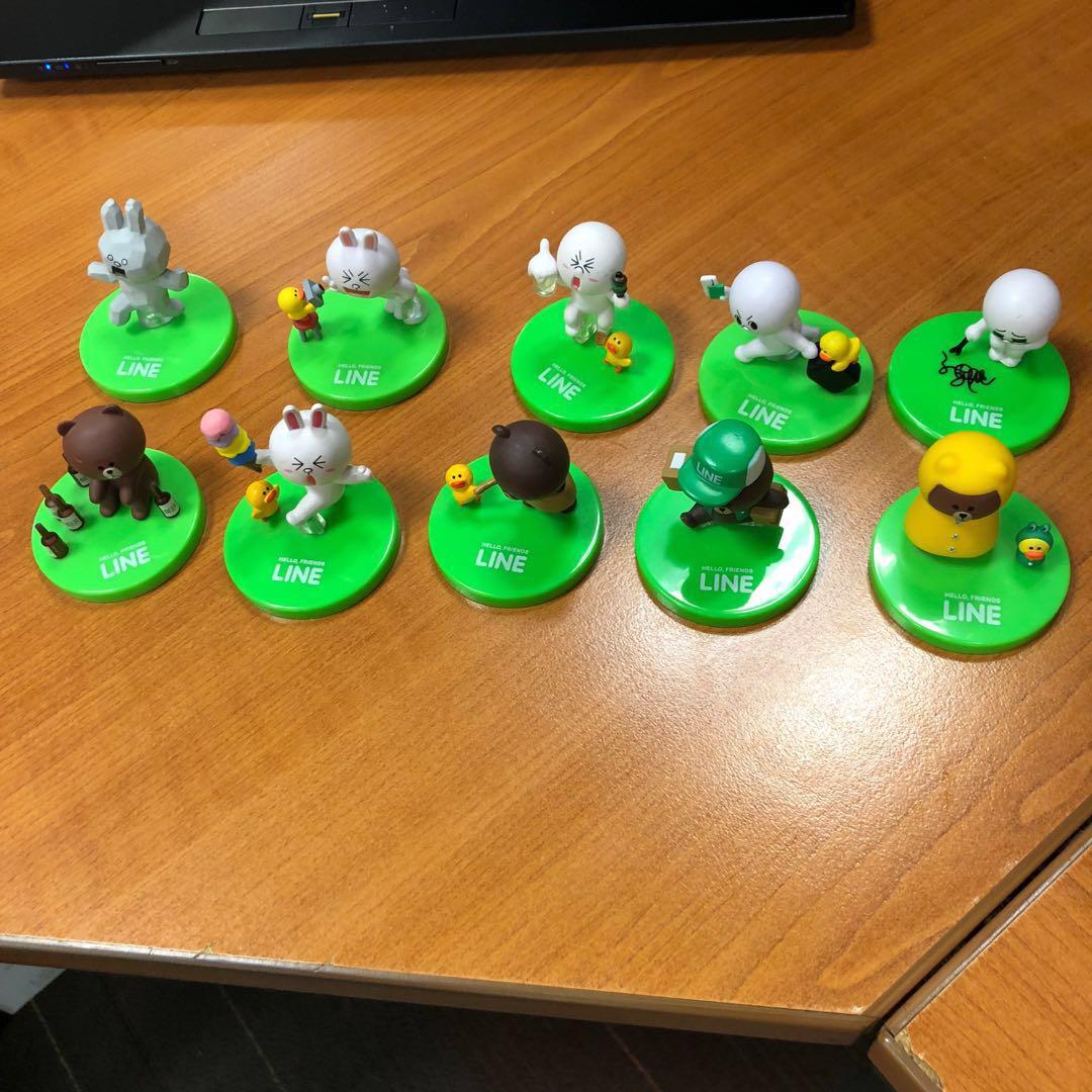 Authentic Line Friends mini figurines, Hobbies & Toys, Toys & Games on ...