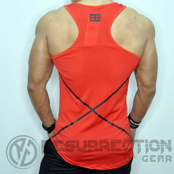 Body Engineers XE1 stringer- red, Men's Fashion, Activewear on Carousell