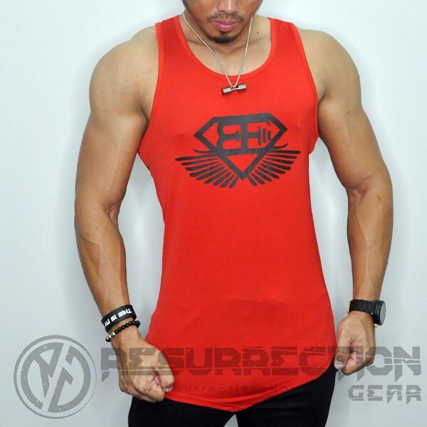 Body Engineers XE1 stringer- red, Men's Fashion, Activewear on Carousell
