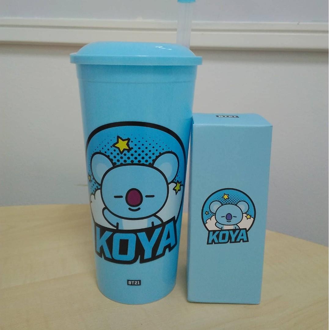 BT21 CGV Tumbler - Koya, Hobbies & Toys, Memorabilia & Collectibles, K ...