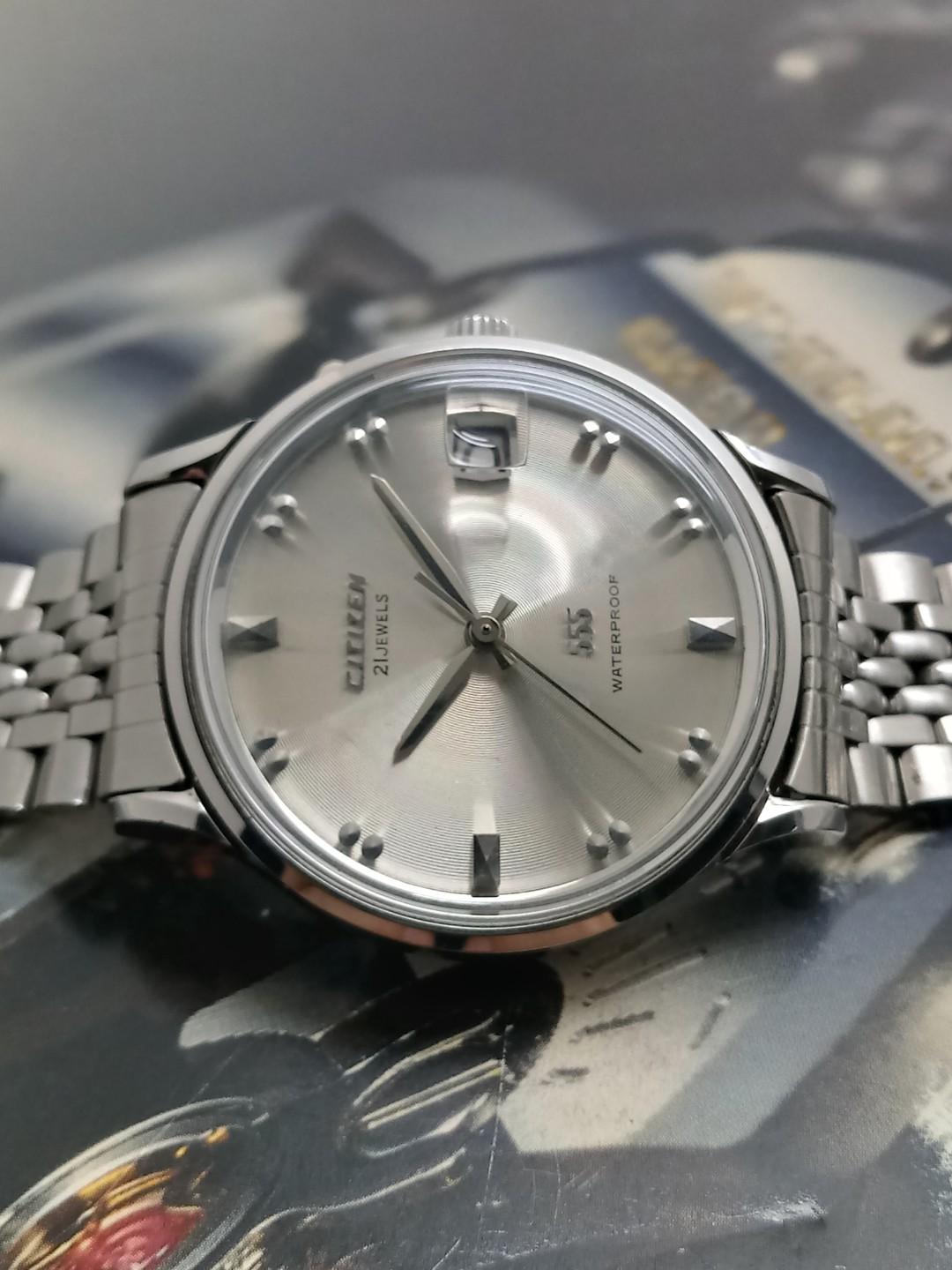 CITIZEN 555 WATERPROOF 21 JEWELS HAND WINDING WATCH, Luxury, Watches on ...