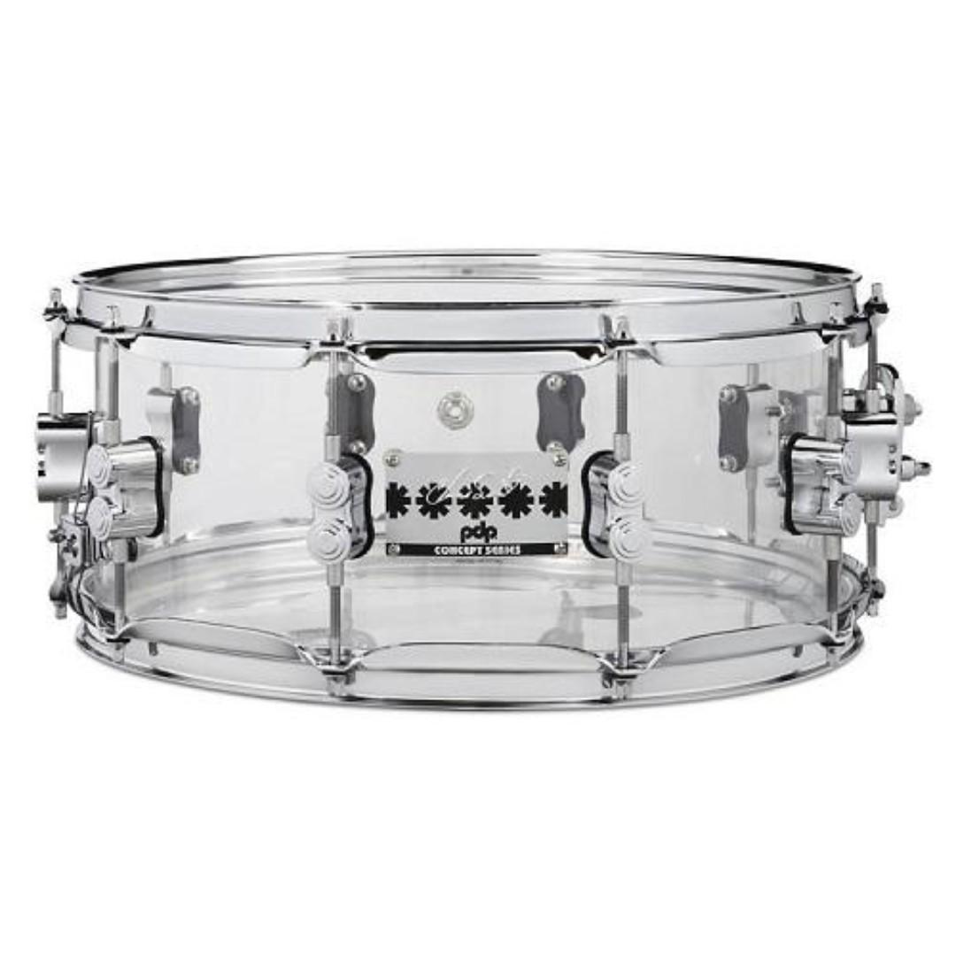 DW PDP Chad Smith Signature Acrylic 6x14" Snare Drum, Hobbies & Toys ...