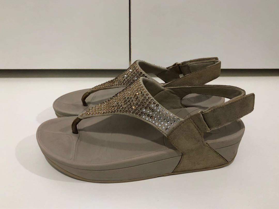 fitflop sandals rokkit thong strapback, Women's Fashion, Footwear ...