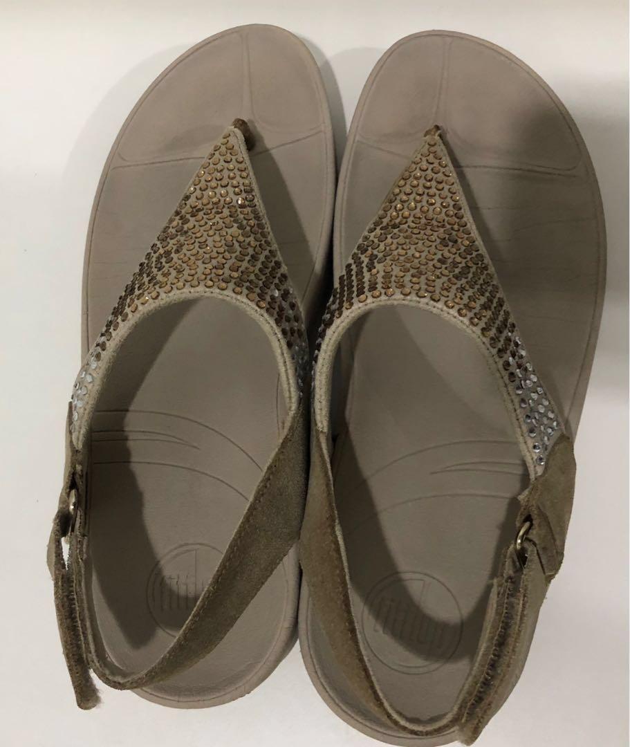 fitflop sandals rokkit thong strapback, Women's Fashion, Footwear ...