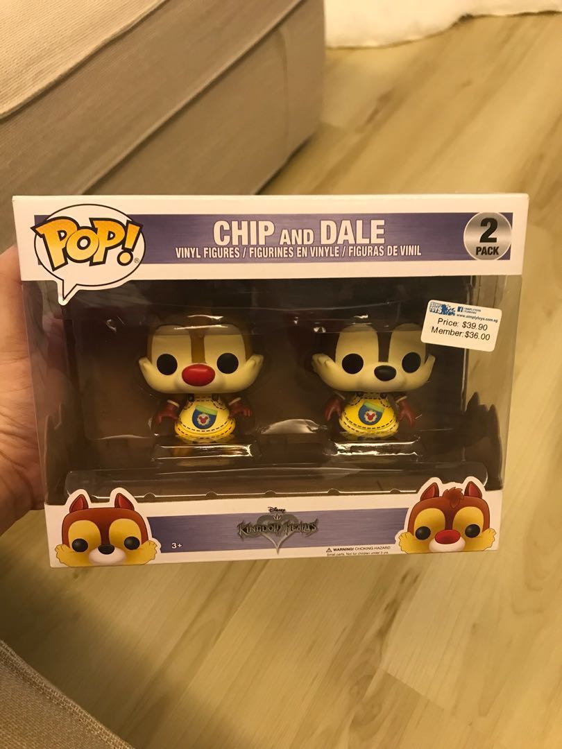 Funko Pop! Chip and Dale (Kingdom Hearts), Hobbies & Toys, Toys & Games ...