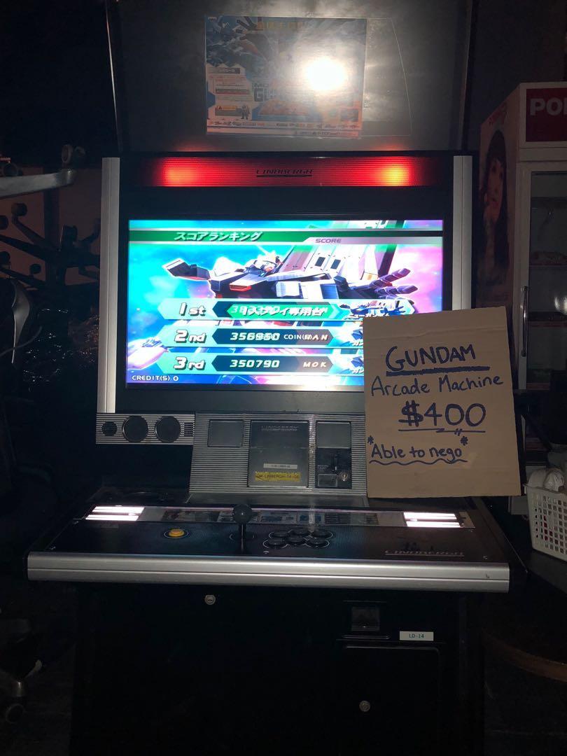 Gundam Arcade Machine, Hobbies & Toys, Toys & Games on Carousell
