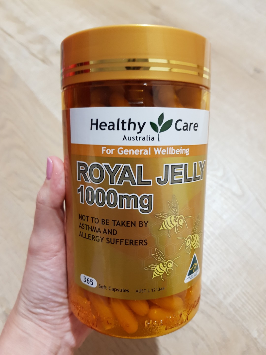 Healthy Care Royal Jelly 1000mg, Health & Nutrition, Health Supplements ...