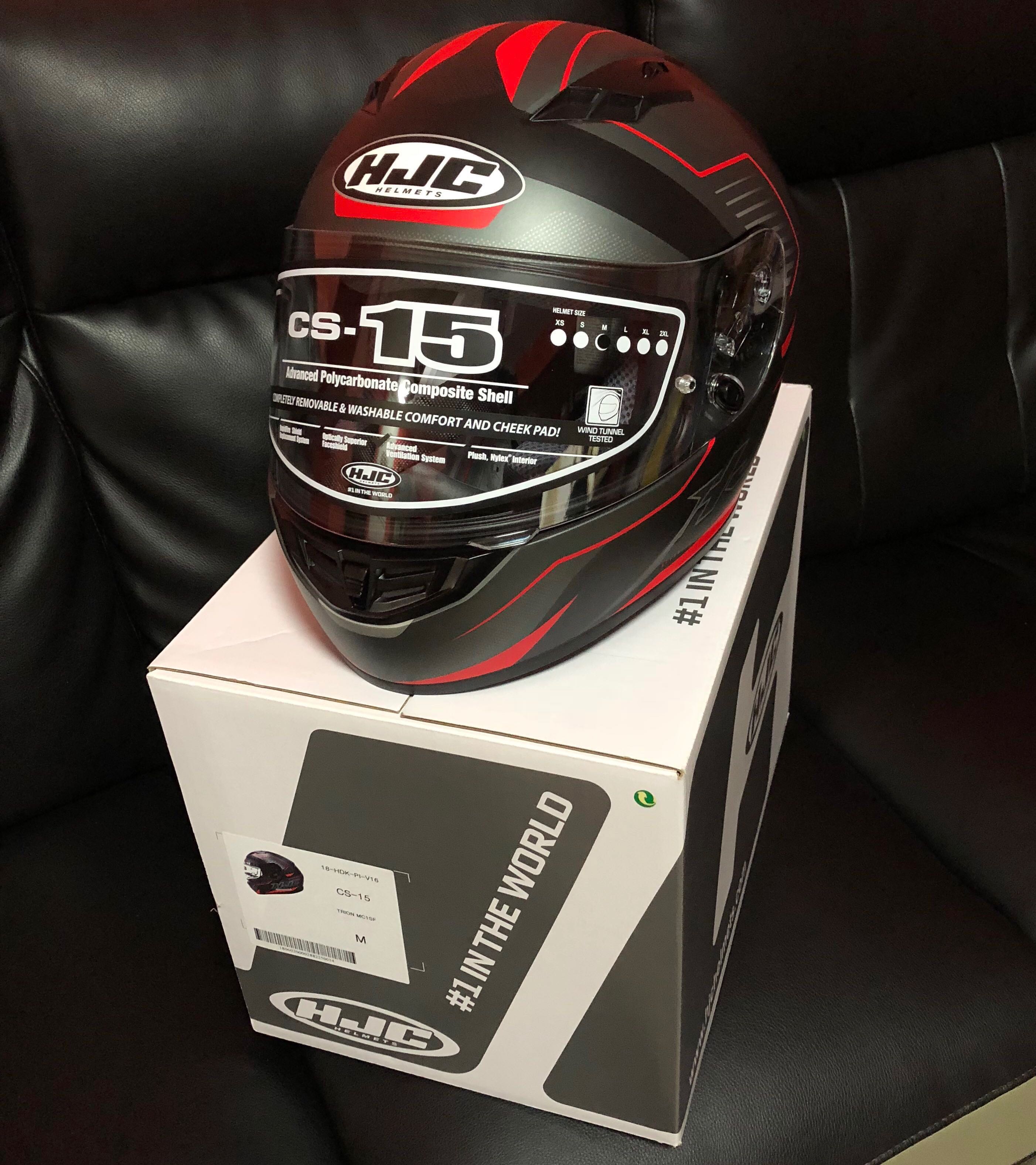 HJC CS-15 Full Face Helmet, Motorcycles, Motorcycle Apparel on Carousell