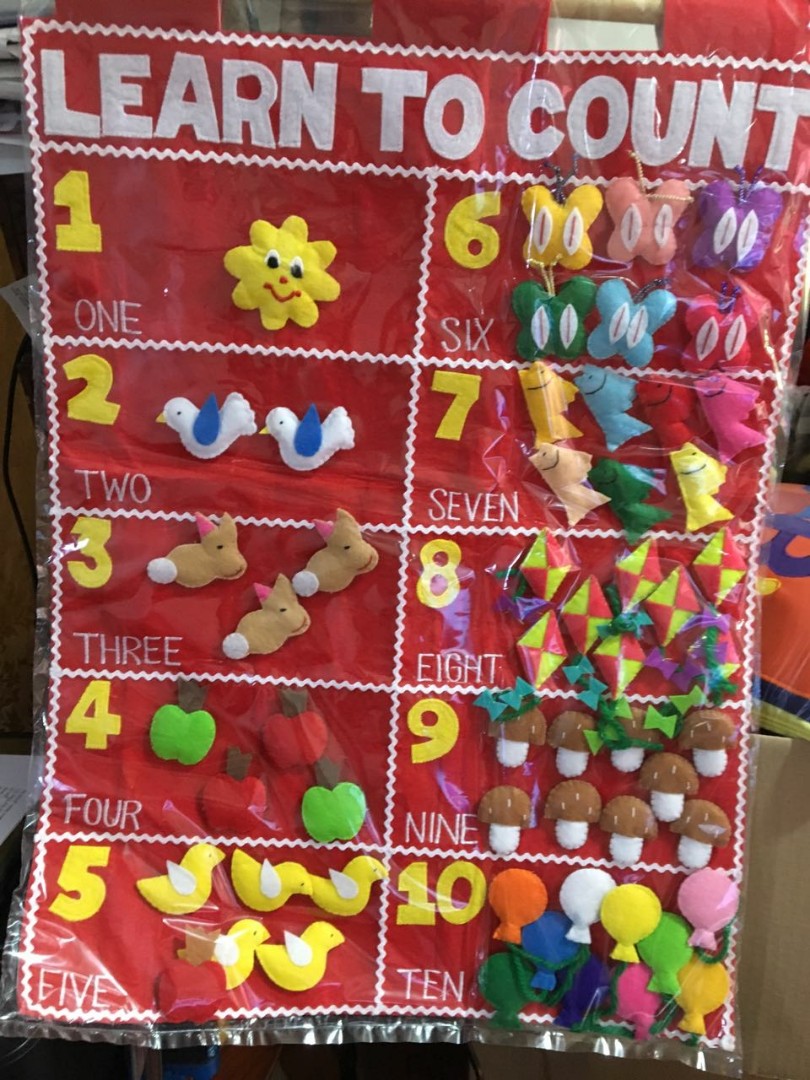 Learn to Count Chart, Babies & Kids, Infant Playtime on Carousell