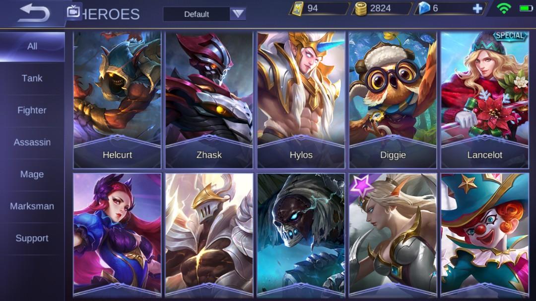 Mobile legends account, Video Gaming, Gaming Accessories, Game Gift ...