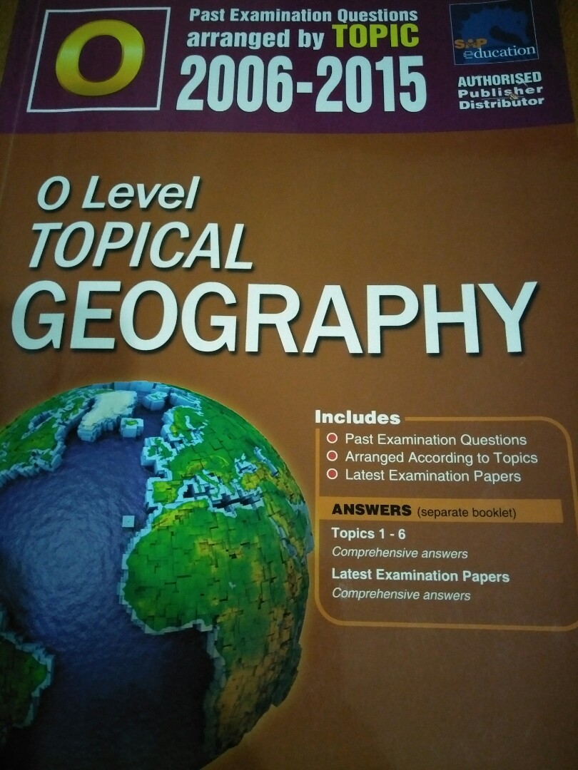 O Levels Geography tys (Topical), Hobbies & Toys, Books & Magazines ...