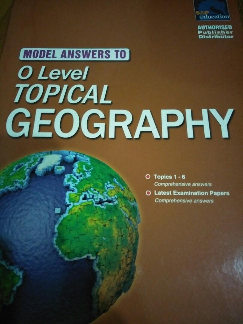 O Levels Geography tys (Topical), Hobbies & Toys, Books & Magazines ...