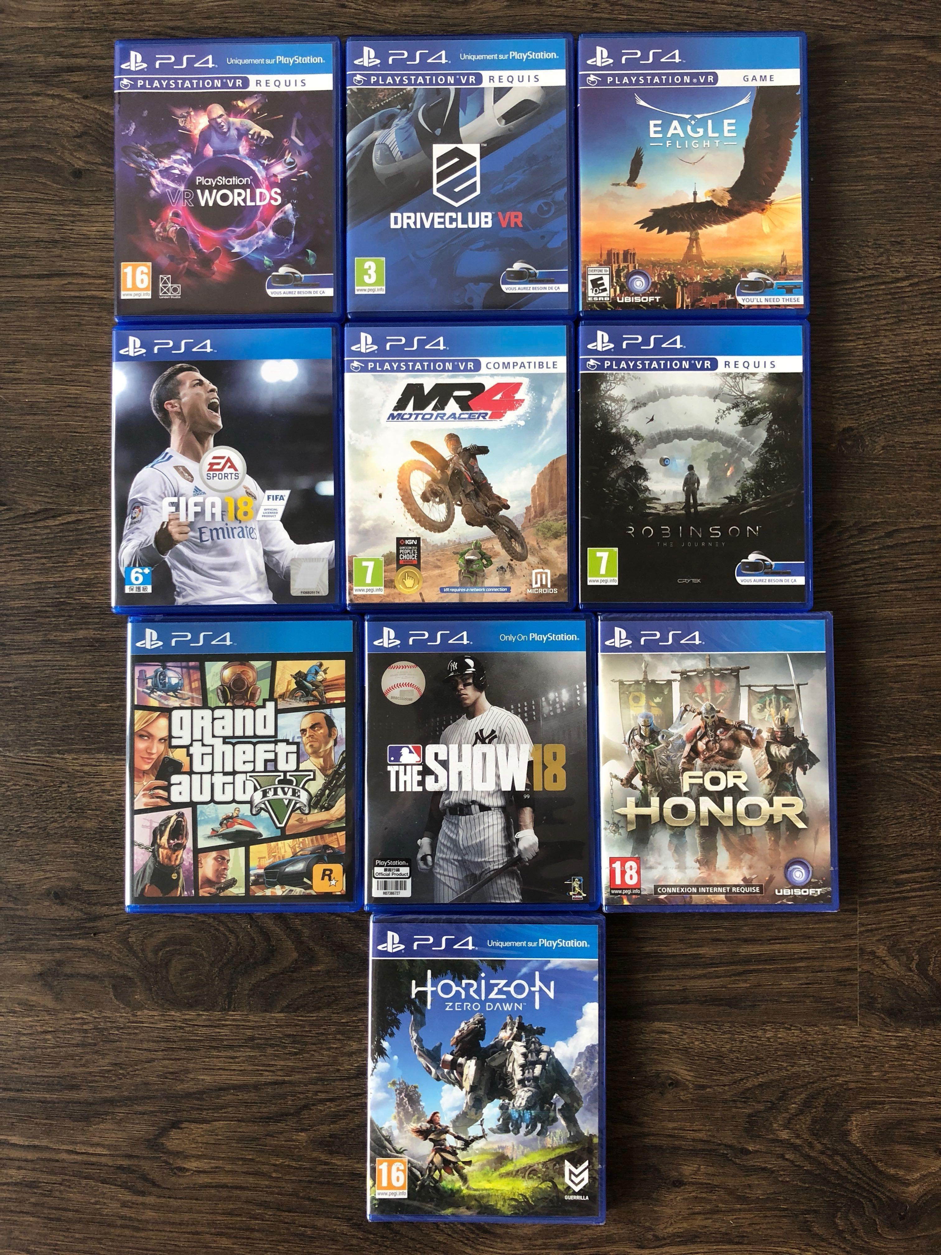 Playstation VR kit + PS4 PRO + vr games, Video Gaming, Video Game ...