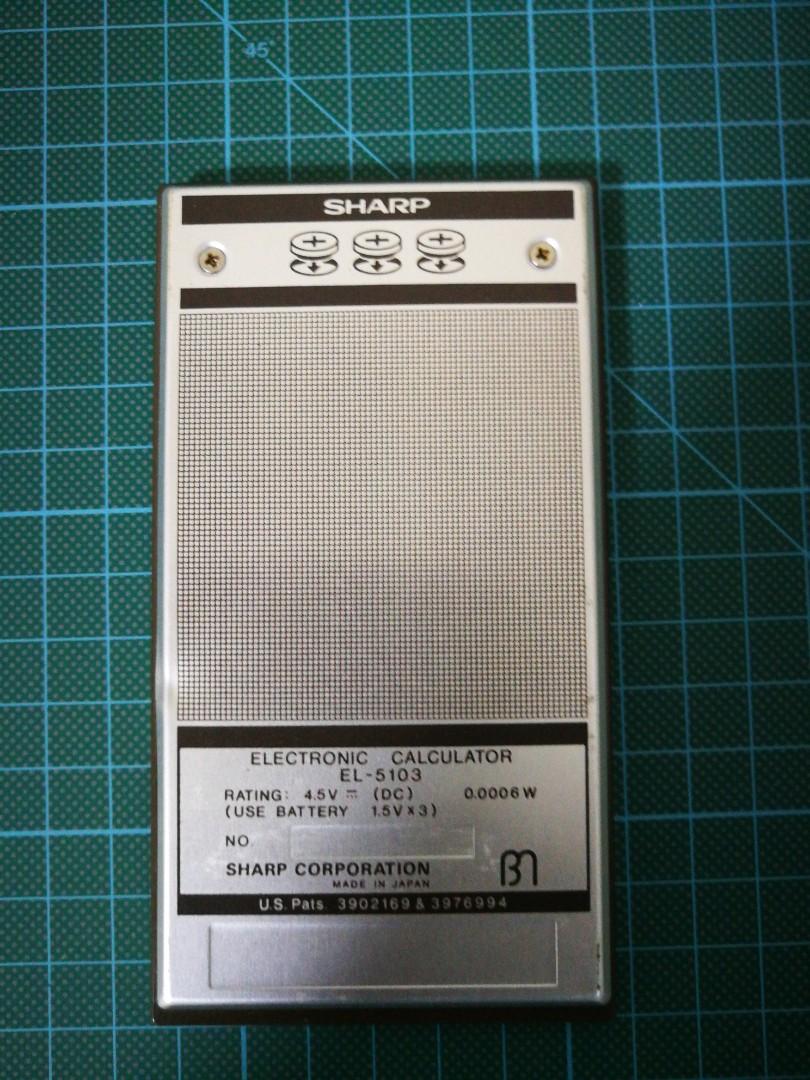 Spoilt Sharp scientific calculator EL-5103, Computers & Tech, Office ...