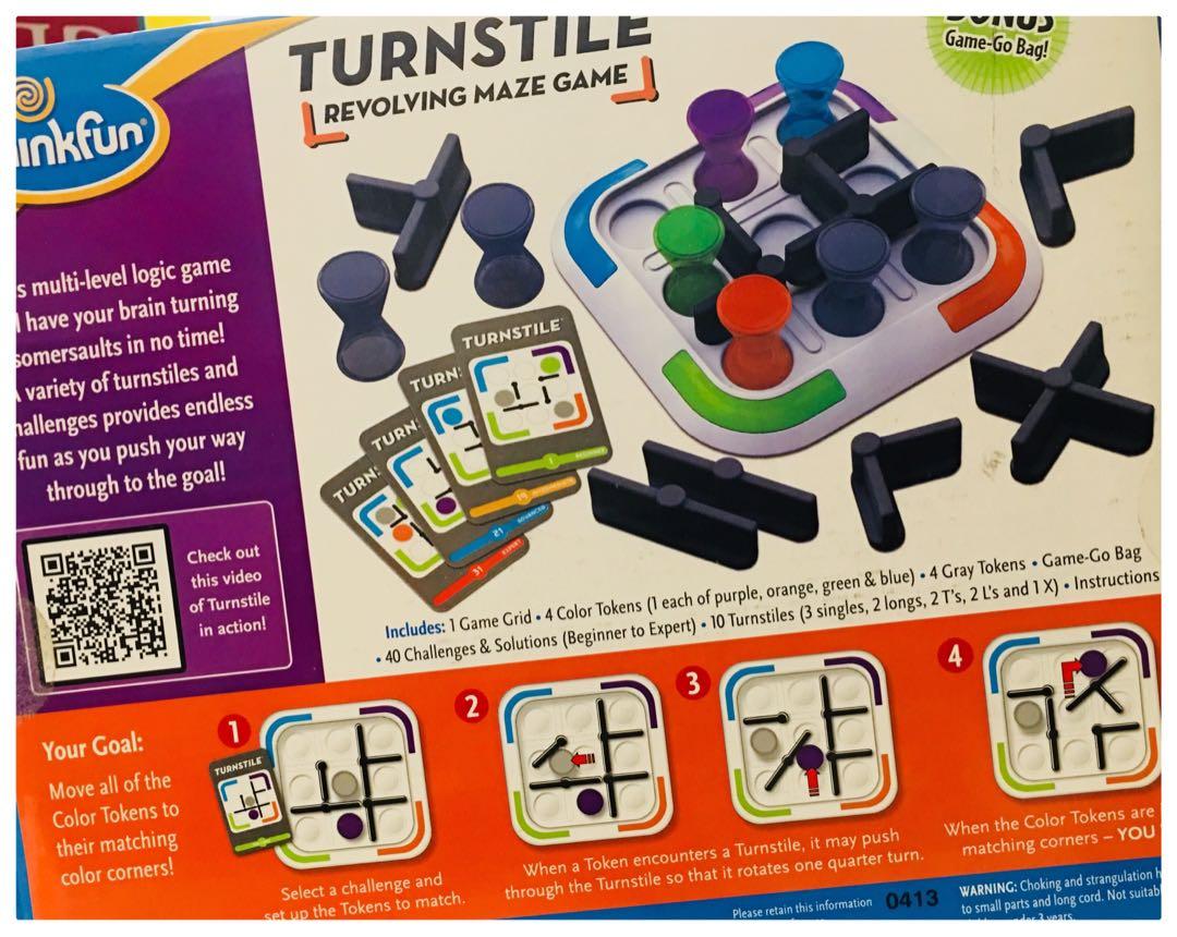 Thinkfun Turnstile Revolving Maze Game, Hobbies & Toys, Toys & Games on ...