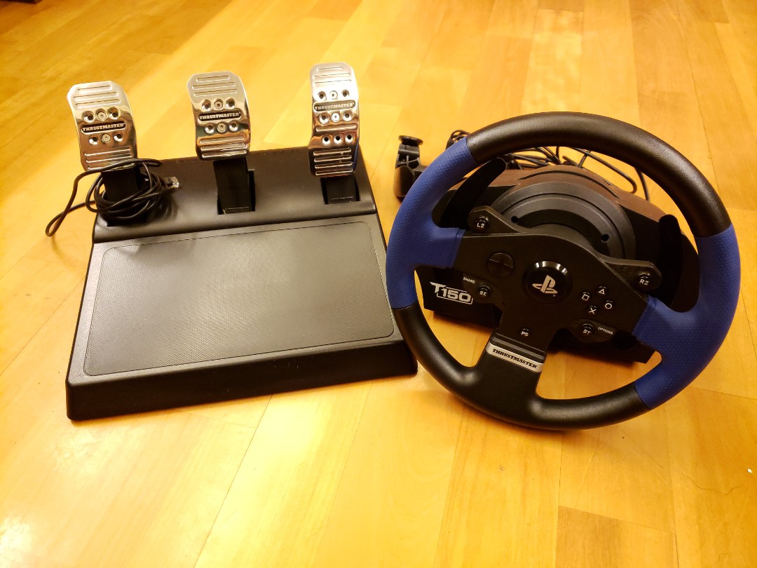 Thrustmaster T150 + T3PA pedals, 電子遊戲, 遊戲機配件, 遊戲週邊商品 - Carousell