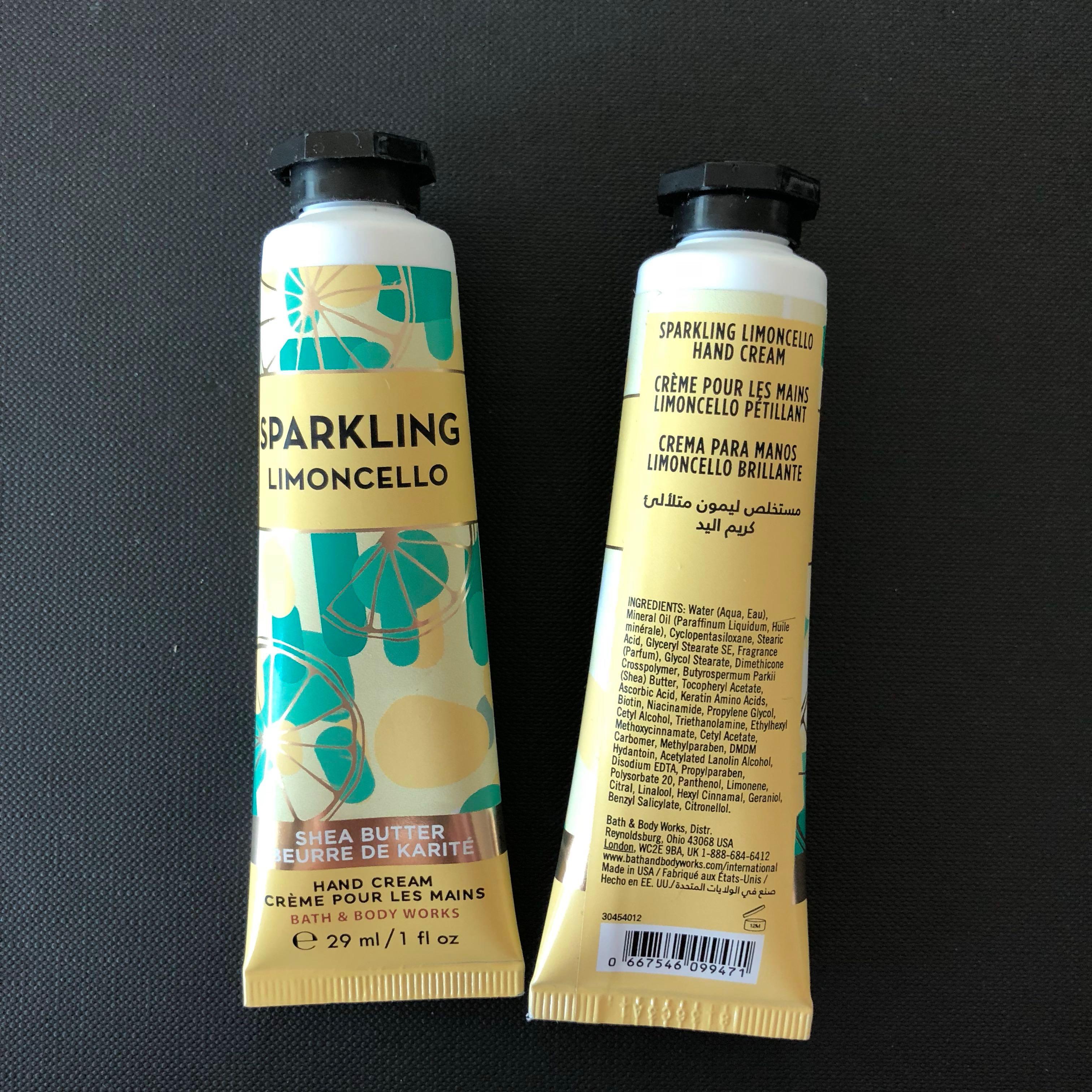 Bath & Body Works Hand Cream: Sparkling Limoncello, Beauty & Personal Care, Bath & Body, Body ...