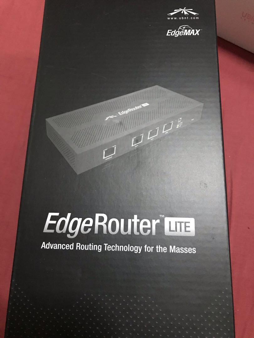 EdgeMax EdgeRouter Lite, Computers & Tech, Parts & Accessories ...