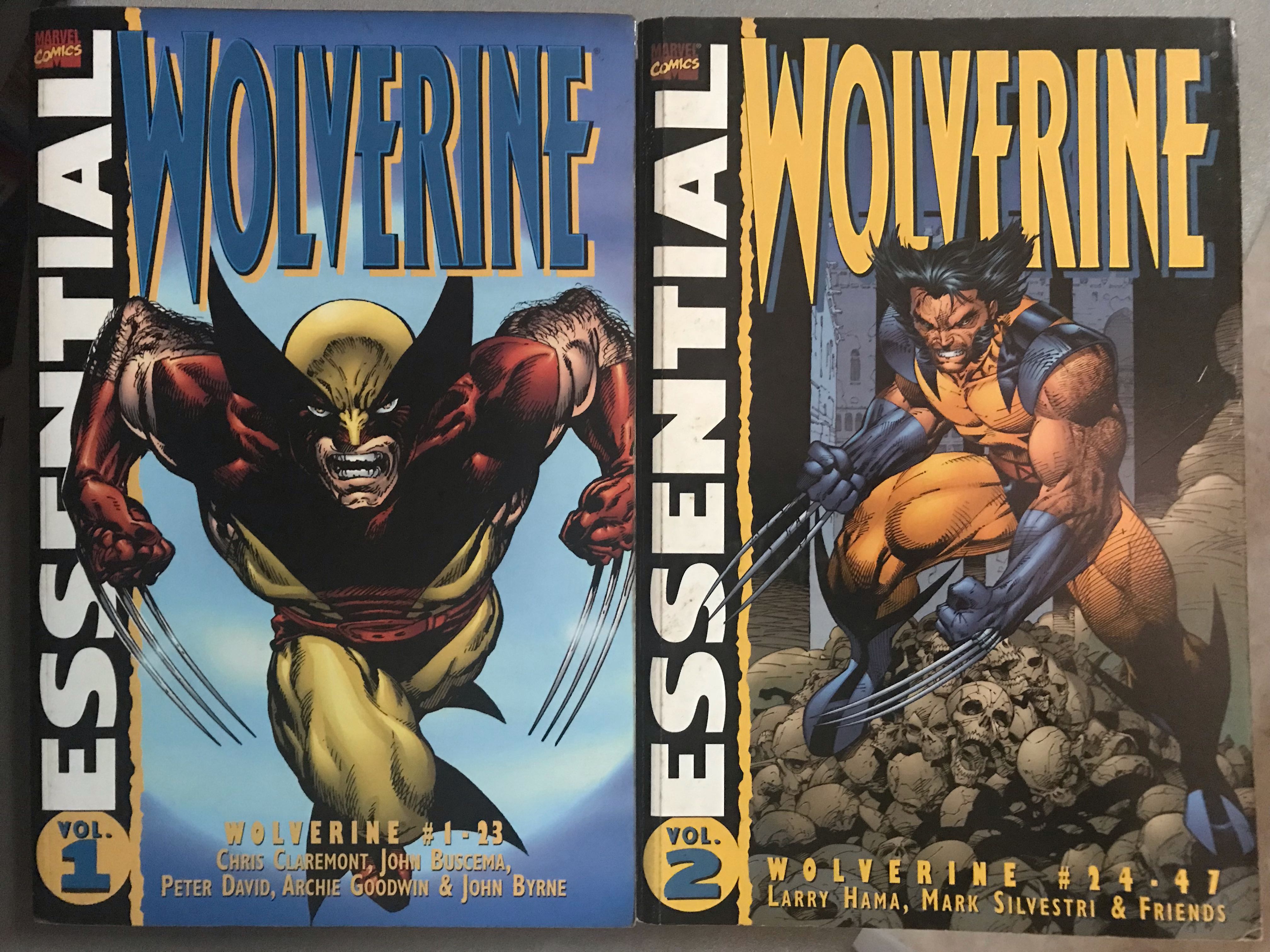 Essential Wolverine Volumes 1 & 2!, Hobbies & Toys, Memorabilia ...