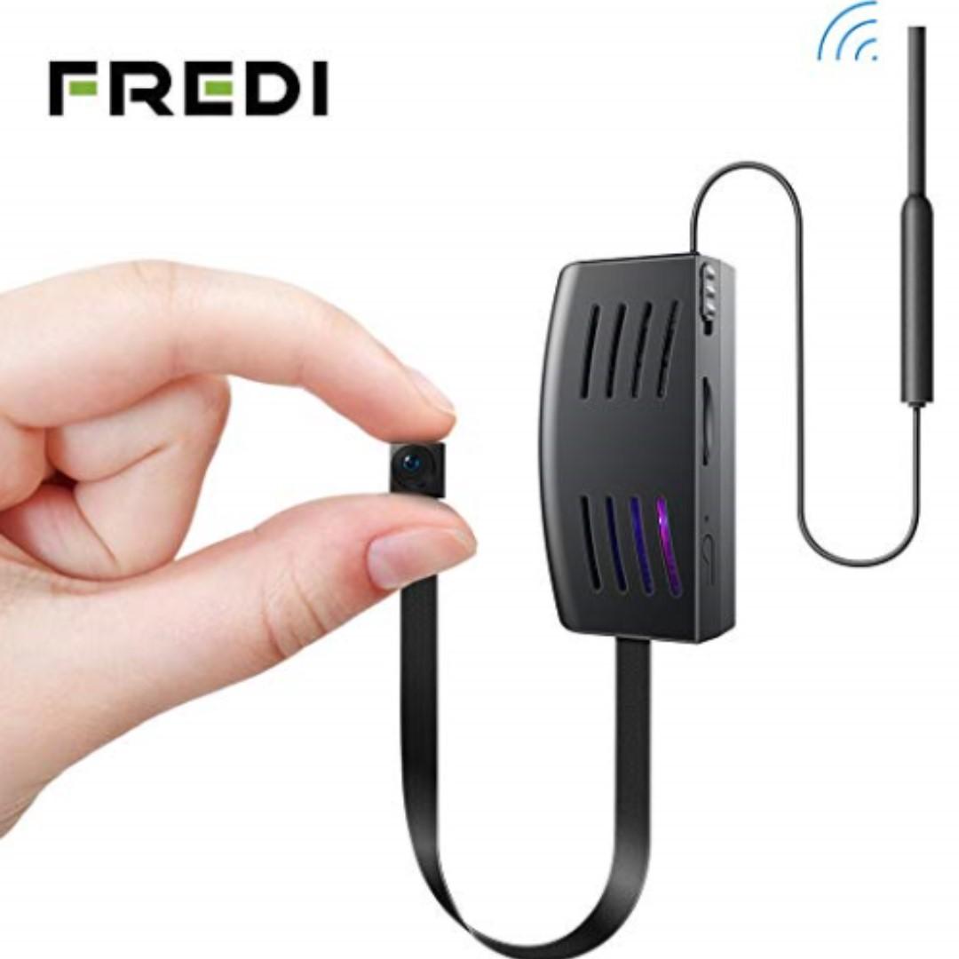 Hidden Camera, FREDI Spy Camera HD 1080P Mini Wifi Camera, Wireless ...