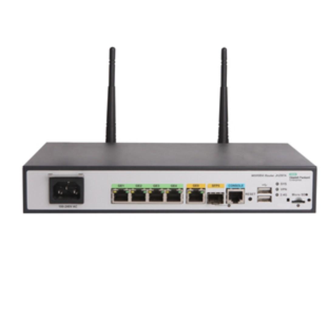 HPE MSR954-W 1GbE SFP (WW) 2GbE-WAN 4GbE-LAN Wireless 802.11n CWv7 ...
