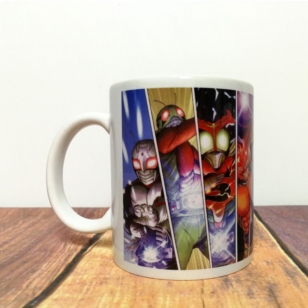 KAMEN RIDER VINTAGE PRINTED MUG, Furniture & Home Living, Kitchenware ...