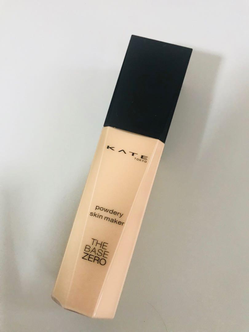Kate The base Zero powder skin maker foundation, Beauty & Personal Care ...